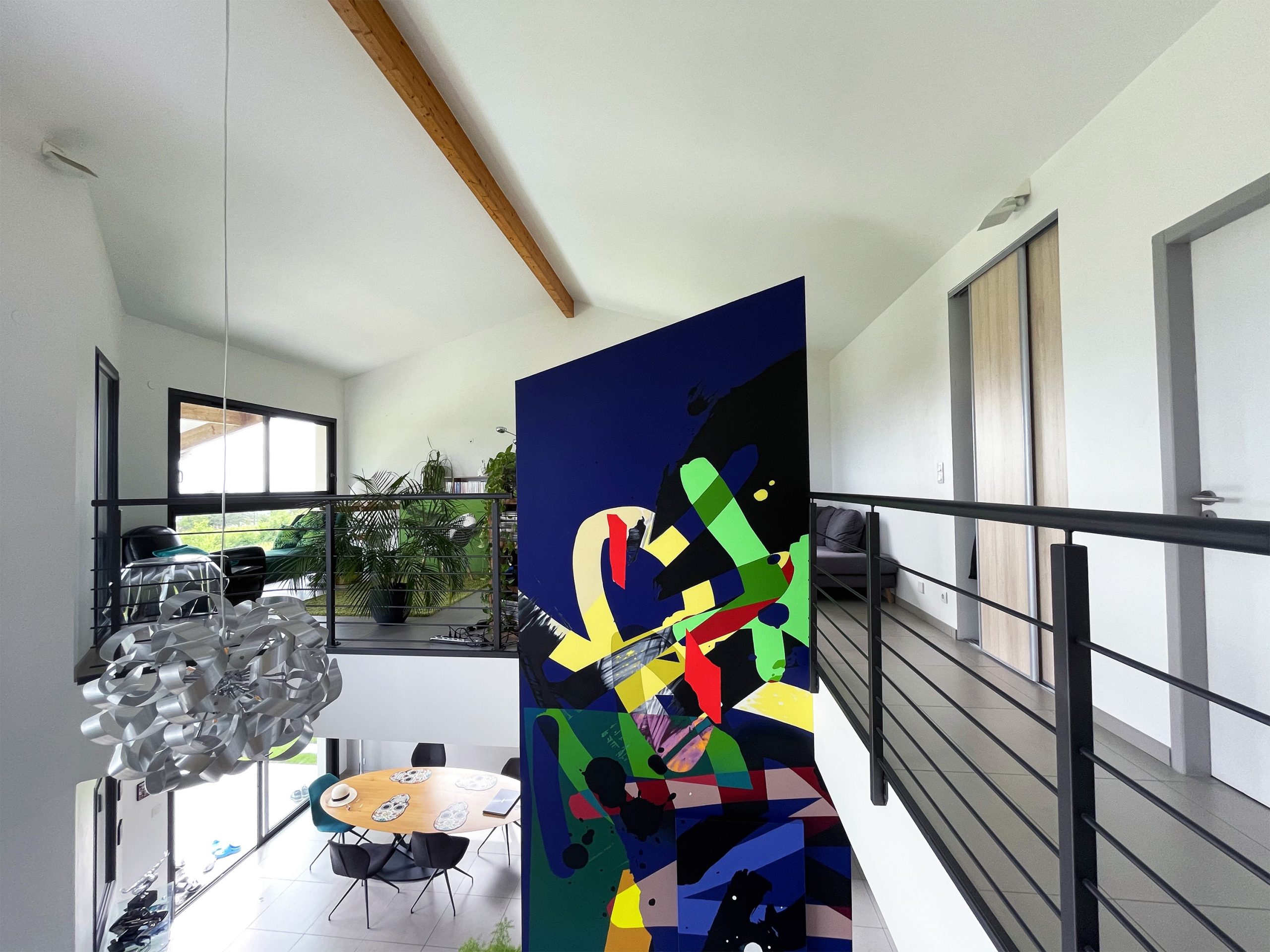 Décoration murale et fresque design chez Particuliers. - Halltimes